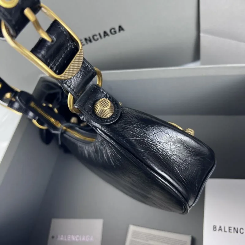 Top mirror Balenciaga Le Cagole Retro Motorcycle Dumpling Bag