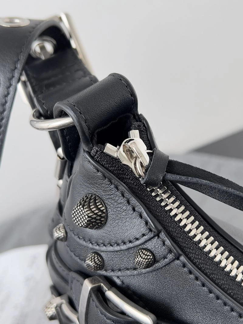Economical Balenciaga Le Cagole Vintage Buckle Half-Moon Handbag