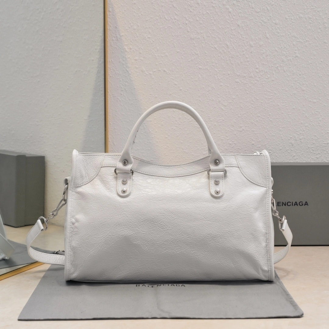 Accurate model Balenciaga Lie City 2024 Motorcycle Bag - Vintage Revived