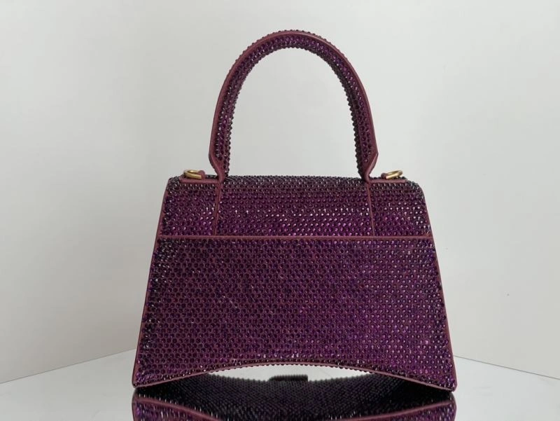Official Balenciaga Limited Edition Hourglass Red Diamond Bag