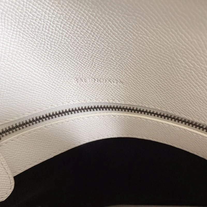 Cut-rate Balenciaga Limited Edition White Embossed Shell Bag