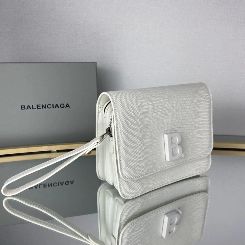 High fidelity Balenciaga Lizard Pattern Box Crossbody Bag - Model 592898