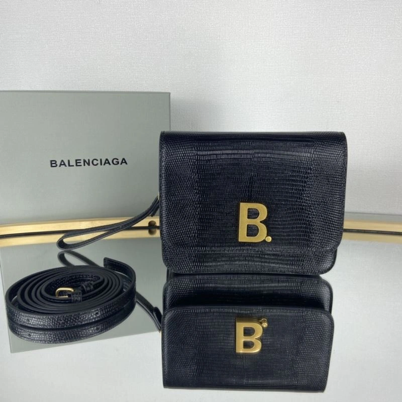 Balenciaga Lizard Pattern Crossbody Bag - Model 592898