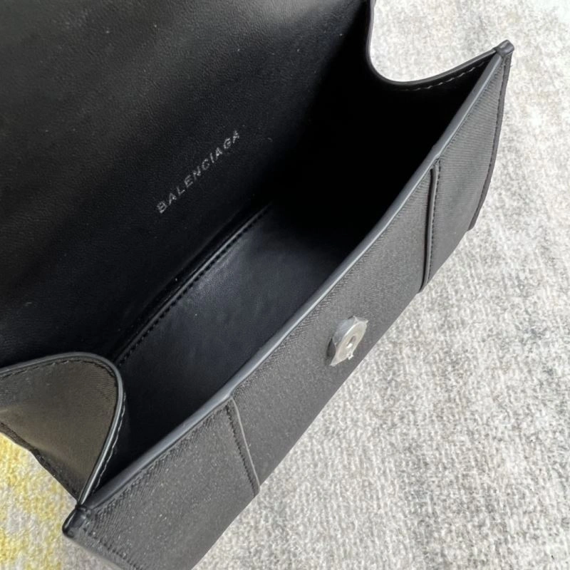 Affordable Balenciaga Luminous Crescent Hourglass Bag - Shiny Black Balenciaga