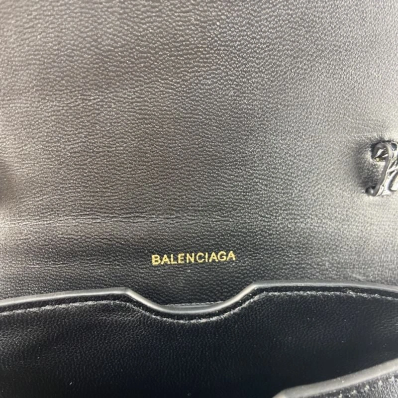 Exact replica Balenciaga Luxe Crocodile-Embossed Big B Tofu Bag
