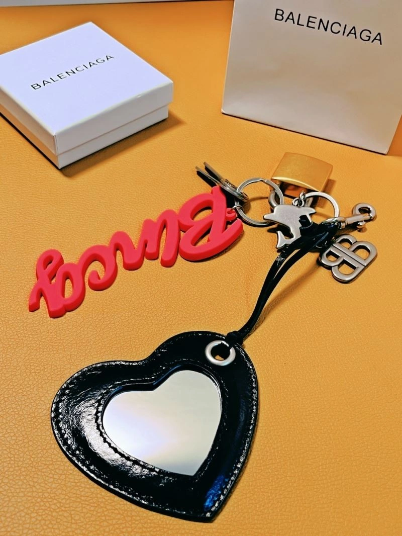 Balenciaga Luxe Gold Keychain a Elegant Accessory for Style