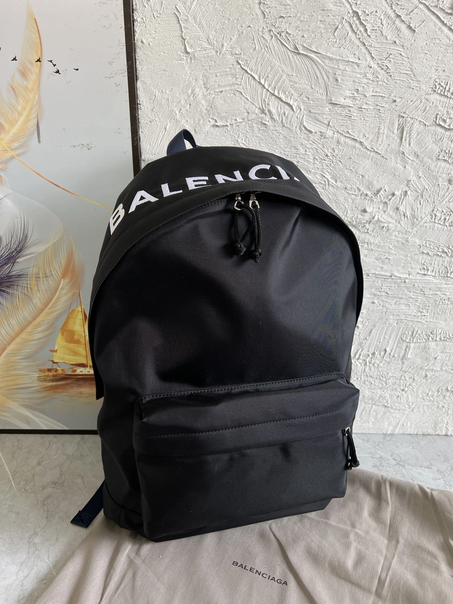 Top match Balenciaga Luxe Unisex Single Shoulder Backpack - Street Chic