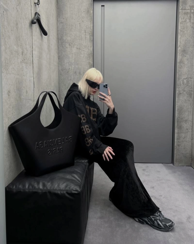 Brand-original Balenciaga Mary Kate Elegant Soft Cowhide Tote Bag 23SS