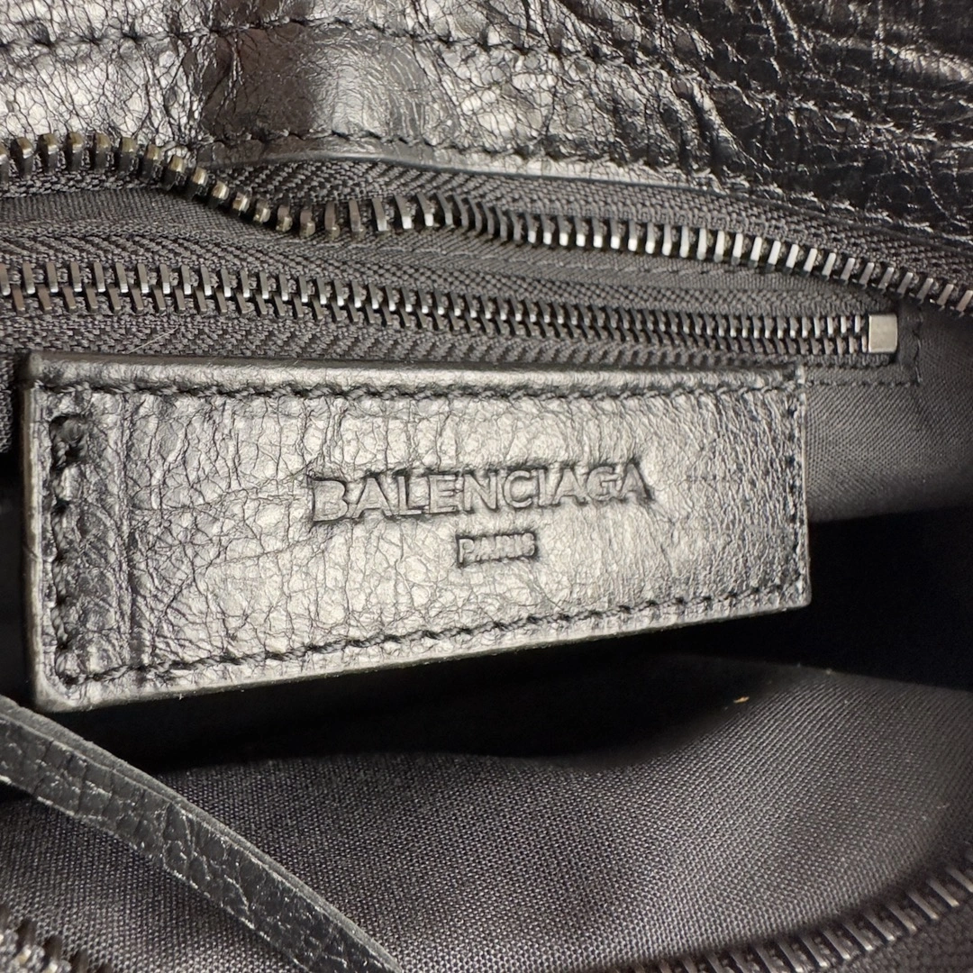 Precise copy Balenciaga Mini City Graffiti Lambskin Handcrafted Bag 24cm