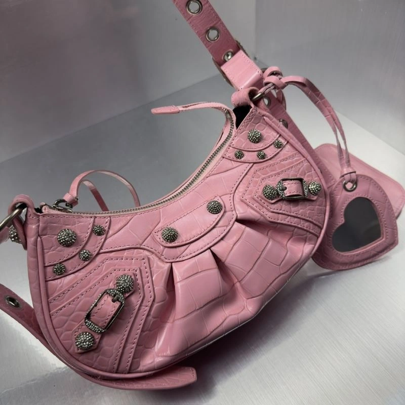 Indistinguishable Balenciaga Mini Crocodile Flash Diamond Crossbody Bag