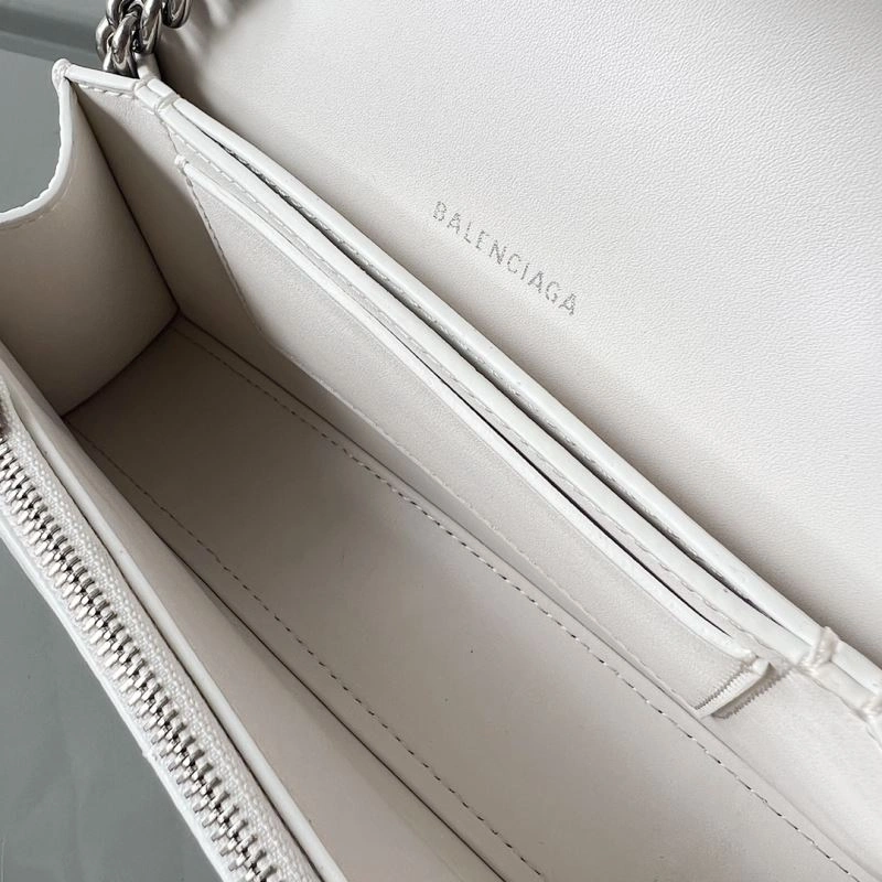Inexpensive Balenciaga Mini Hourglass Cracked Leather Crush Handbag