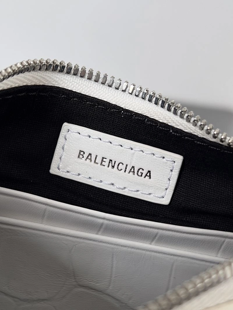 Exact replica Balenciaga Mini Le Cagole Half-Moon Handbag with Double Strap