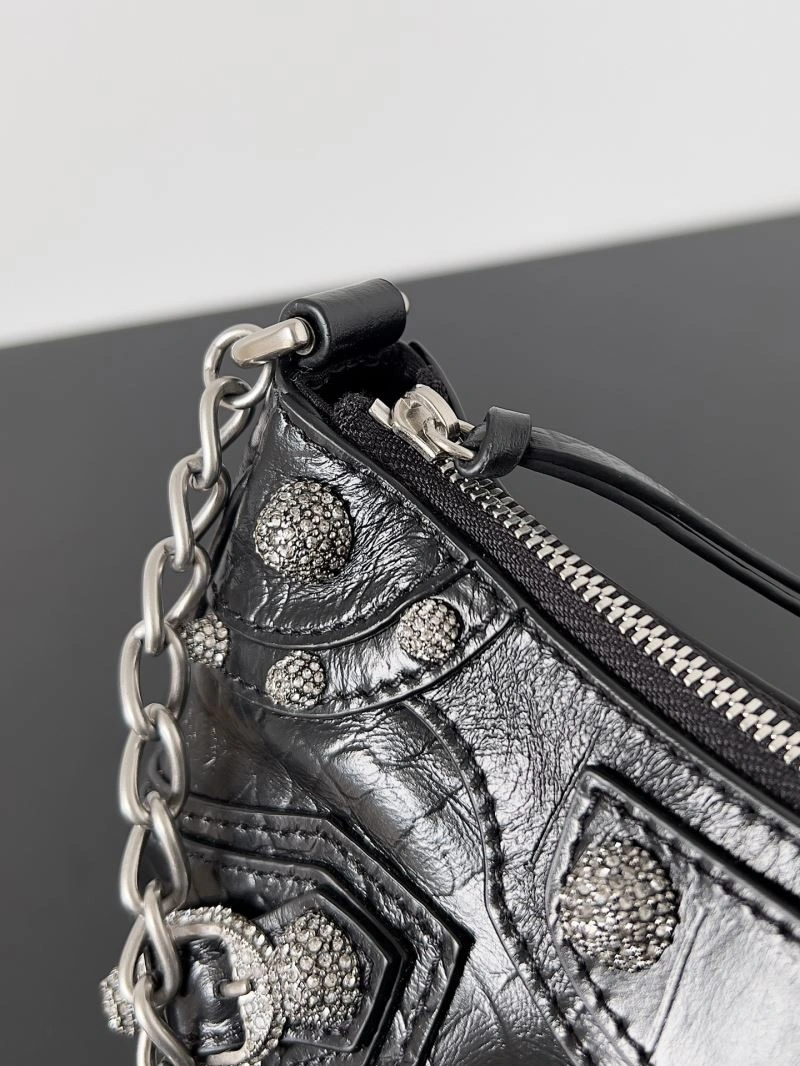Affordable Balenciaga Mini Le Cagole Handbag - Retro Crescent Design Chic Style