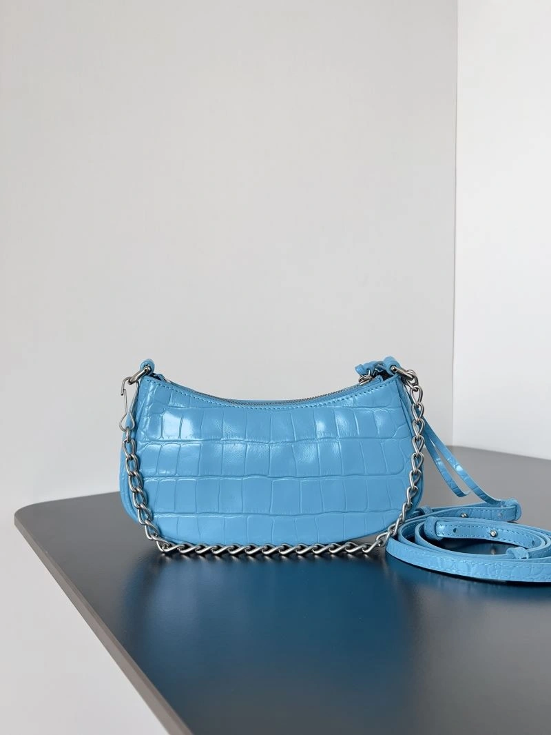 Balenciaga Mini Le Cagole Handbag - Retro Half-Moon Style Chic Versatile