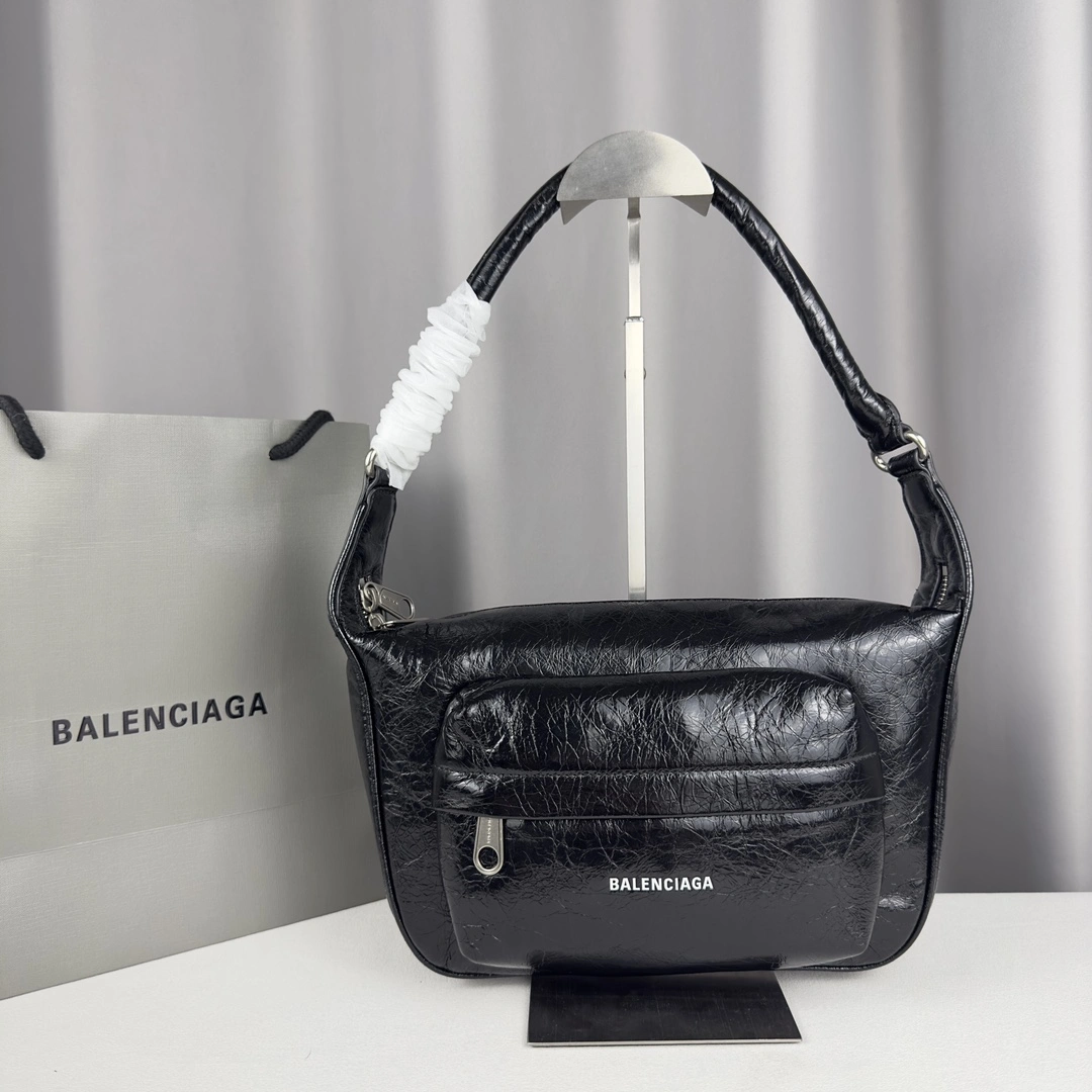 Balenciaga Minimalist Cowhide Underarm Bag - Runway Edition