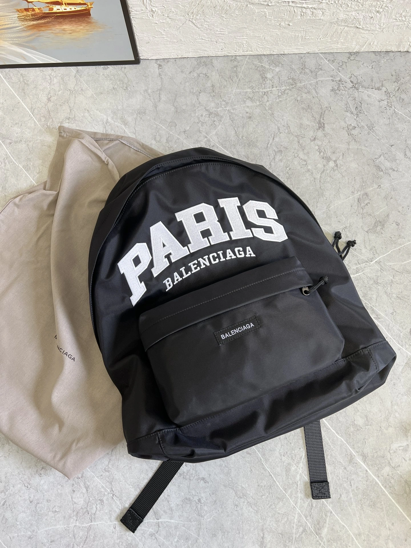 Balenciaga Minimalist High-End Unisex Shoulder Backpack