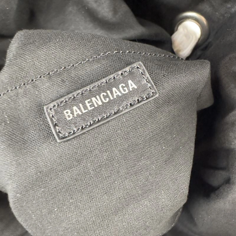 Bargain Balenciaga Monaco Classic BB Logo Chain Bag in Soft Cracked Calfskin