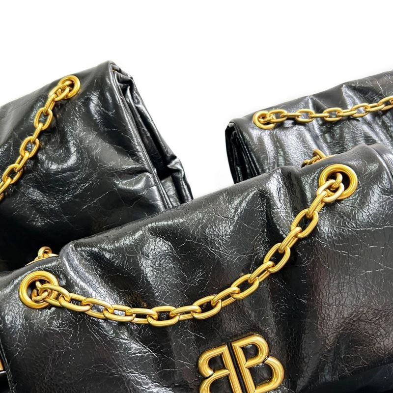 Low-cost Balenciaga Monaco Pillow Luxe Bag - Ultra-Soft Calf Leather Collection