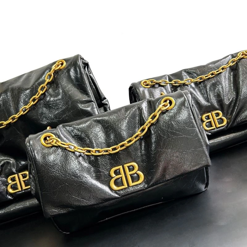 Low-cost Balenciaga Monaco Pillow Luxe Bag - Ultra-Soft Calf Leather Collection