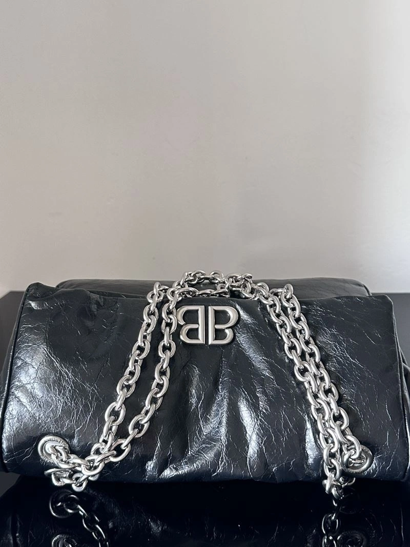 Genuine Balenciaga Monaco Soft Calfskin Trumpet Bag Series