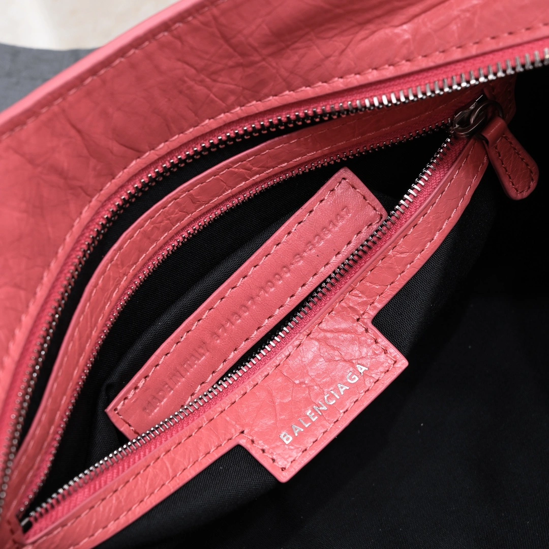 Top match Balenciaga NEO CAGOLE Distressed Lambskin Medium Bag