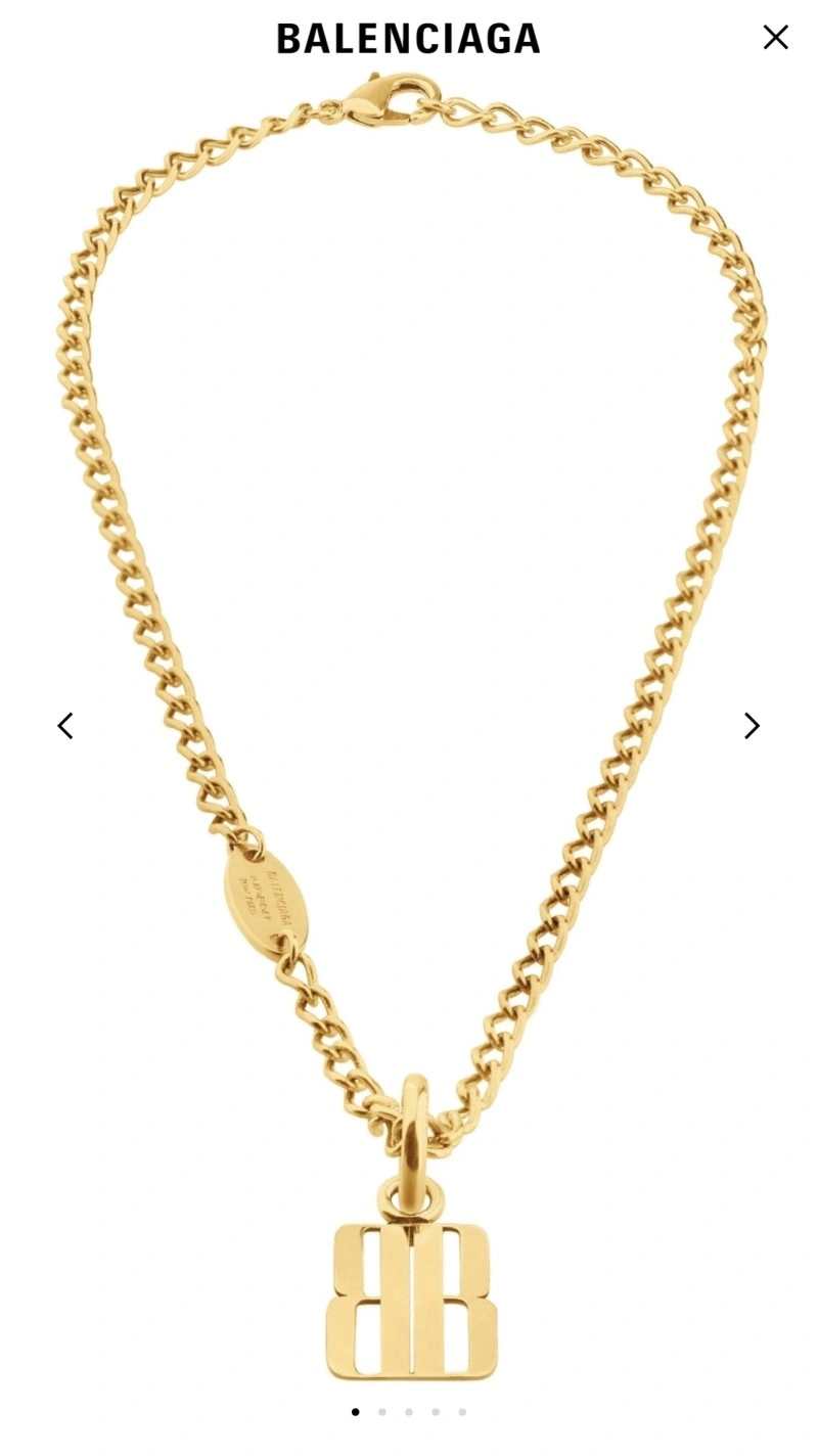 Accurate model Balenciaga Necklaces
