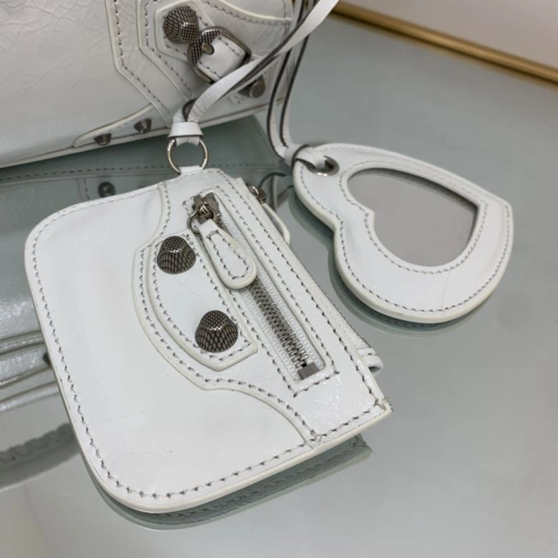 Brand-authenticated Balenciaga Neo Cagole City XS Handbag - Vibrant Revival Edition