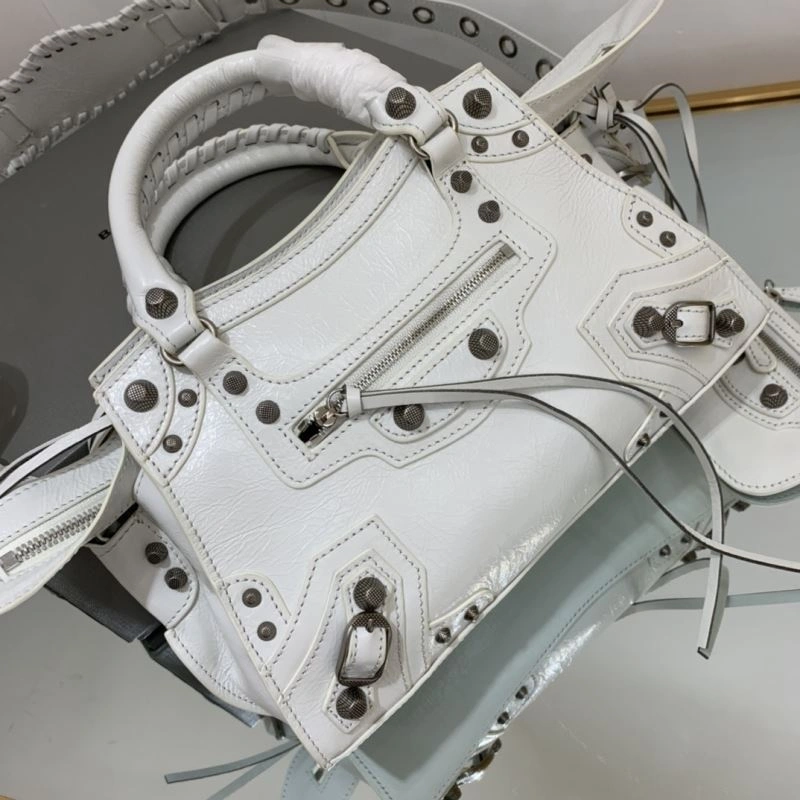 Brand-authenticated Balenciaga Neo Cagole City XS Handbag - Vibrant Revival Edition