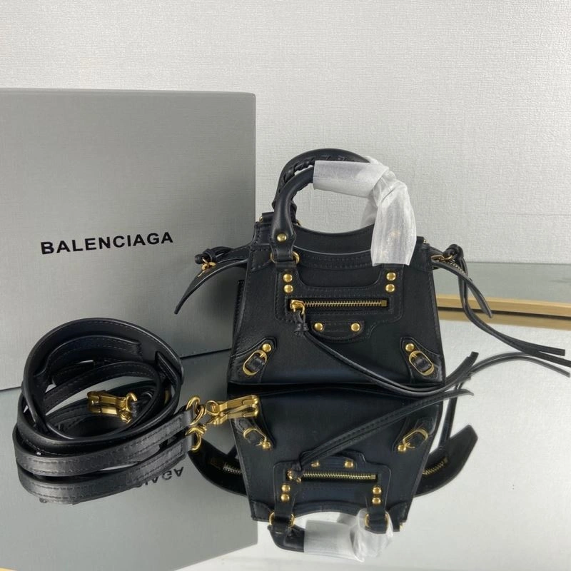 Balenciaga Neo Classic Mini Motorcycle Bag in Black