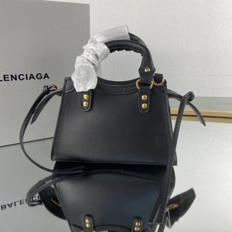 Inexpensive Balenciaga Neo Classic Mini Motorcycle Bag in Black