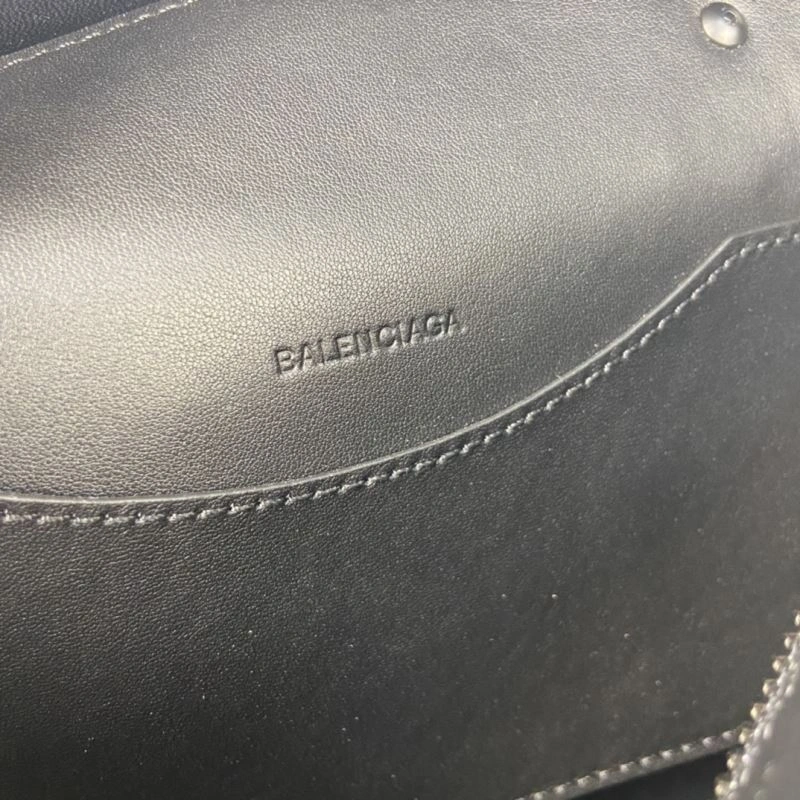 Inexpensive Balenciaga Neo Classic Textured Black Motorcycle Bag