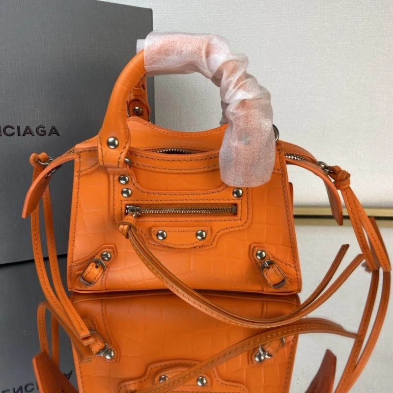 Real Balenciaga Neo Classic Trapezoid Motorcycle Bag