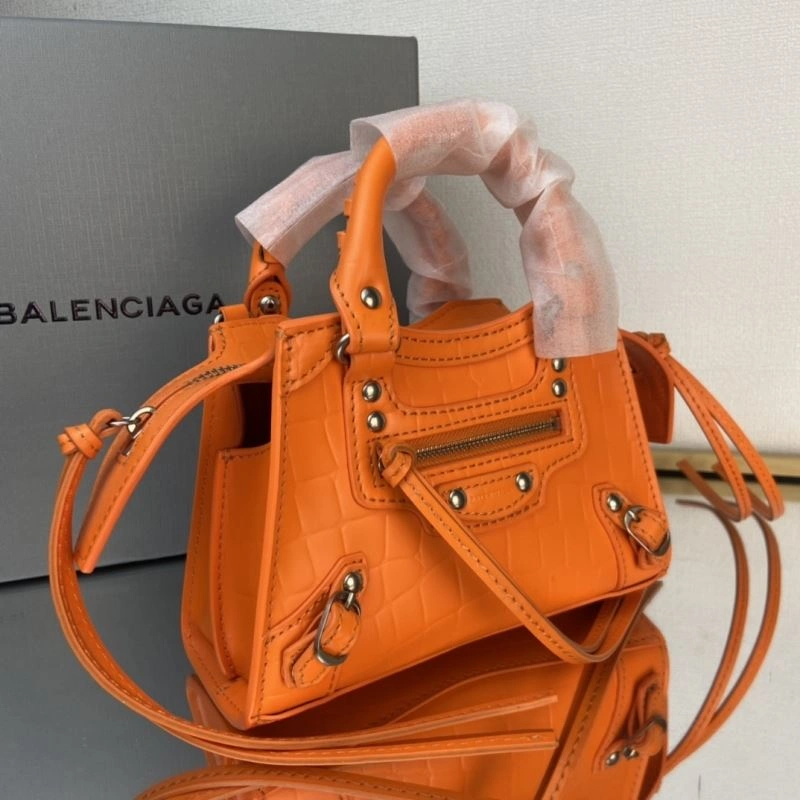 Real Balenciaga Neo Classic Trapezoid Motorcycle Bag