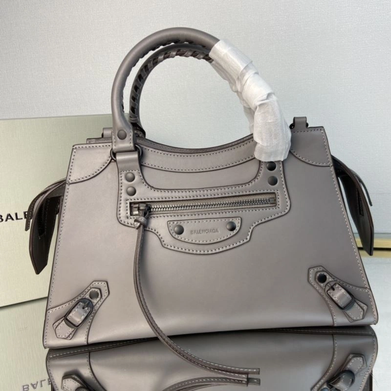 Brand-authenticated Balenciaga Neo Classic Trapezoidal Motorcycle Bag