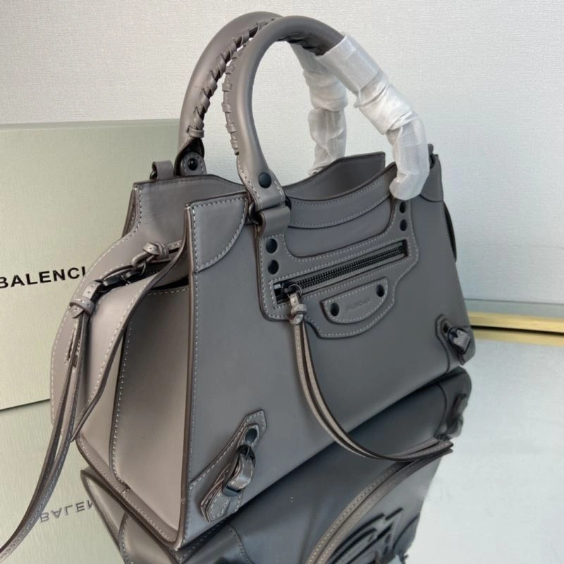 Brand-authenticated Balenciaga Neo Classic Trapezoidal Motorcycle Bag