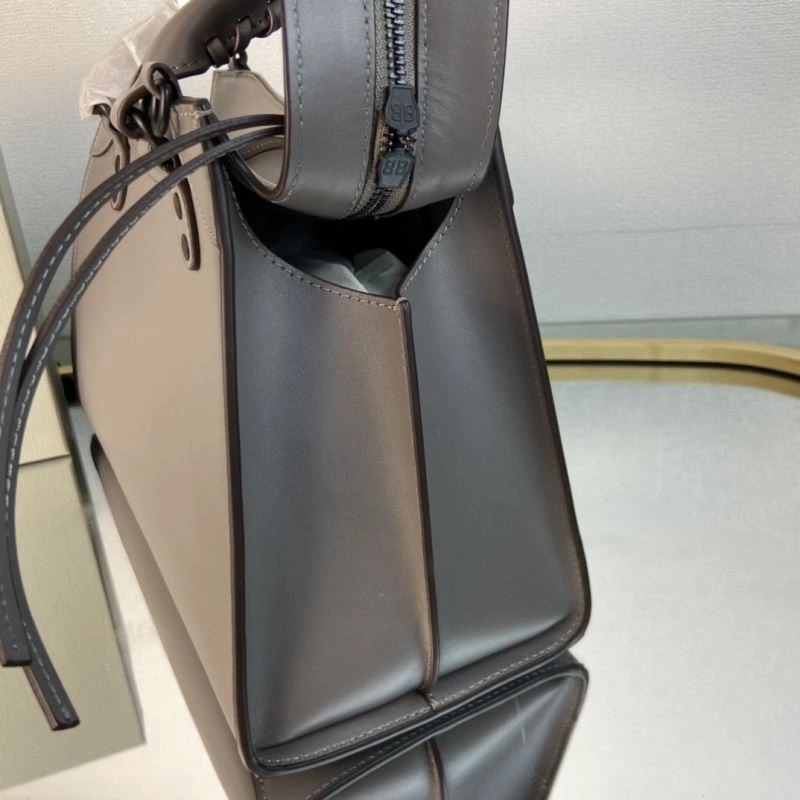 Brand-authenticated Balenciaga Neo Classic Trapezoidal Motorcycle Bag