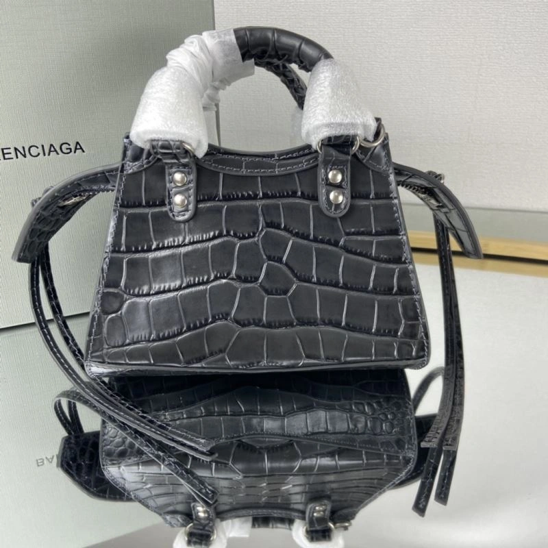 Official Balenciaga Neo Classic Trapezoidal Motorcycle Bag