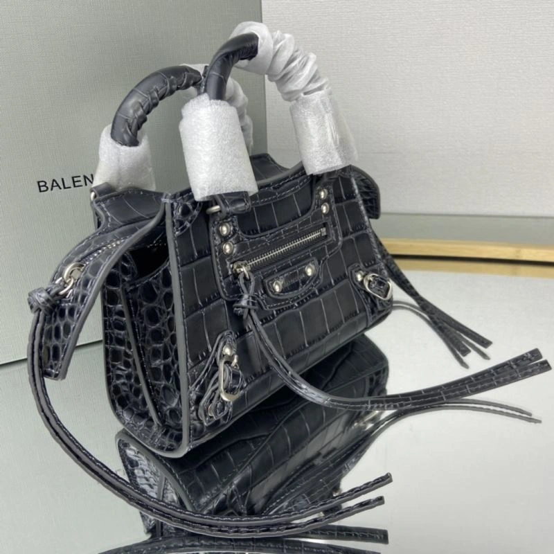 Official Balenciaga Neo Classic Trapezoidal Motorcycle Bag