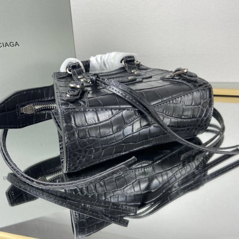 Official Balenciaga Neo Classic Trapezoidal Motorcycle Bag