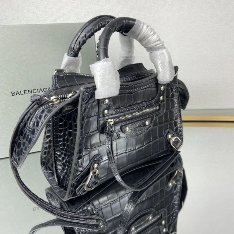 High fidelity Balenciaga Neo Classic Trapezoidal Motorcycle Bag