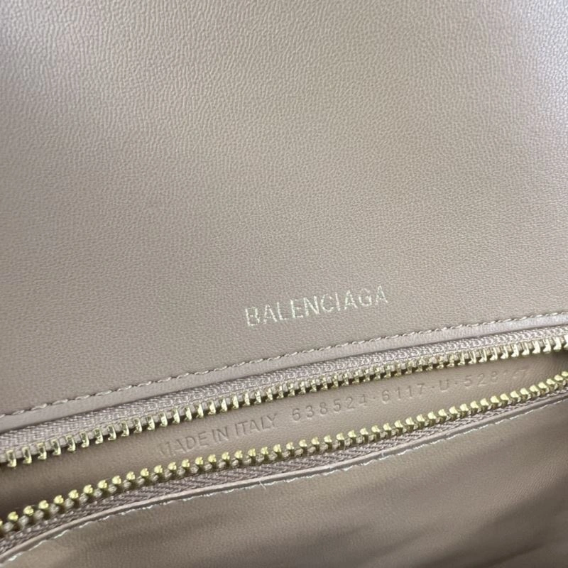 Top mirror Balenciaga Old Flower BB Monogram Hourglass Bag 23x10x24cm