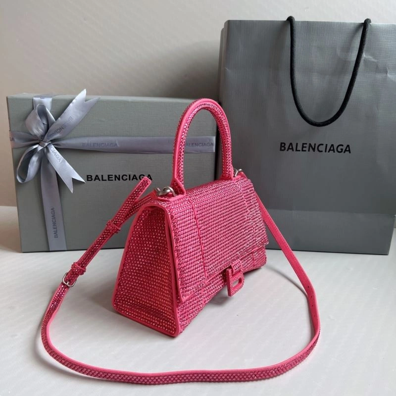 Factory-made Balenciaga Pink Diamond Hourglass Bag - Luxe Handcrafted Design
