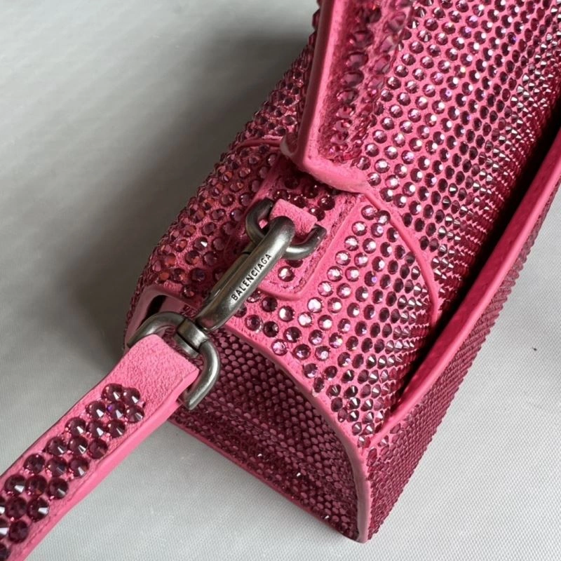 Factory-made Balenciaga Pink Diamond Hourglass Bag - Luxe Handcrafted Design