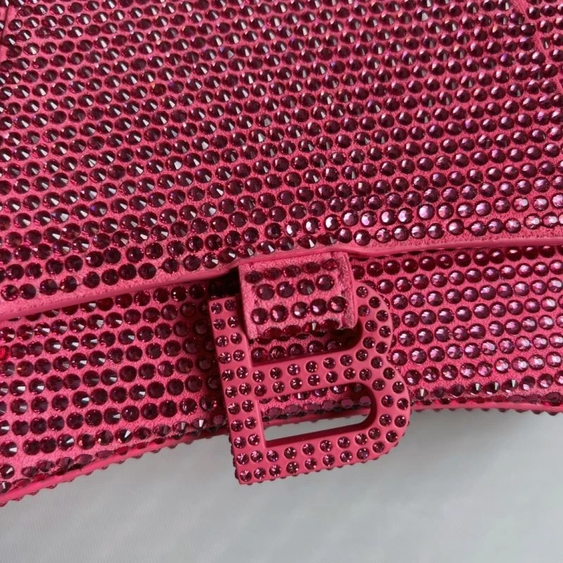Factory-made Balenciaga Pink Diamond Hourglass Bag - Luxe Handcrafted Design