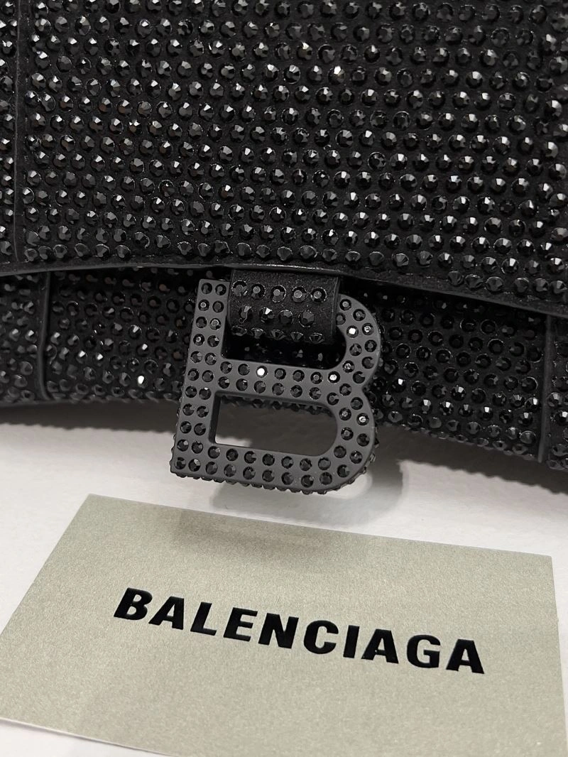 Exact replica Balenciaga Radiant Diamond Hourglass Bag - Sparkling Elegance