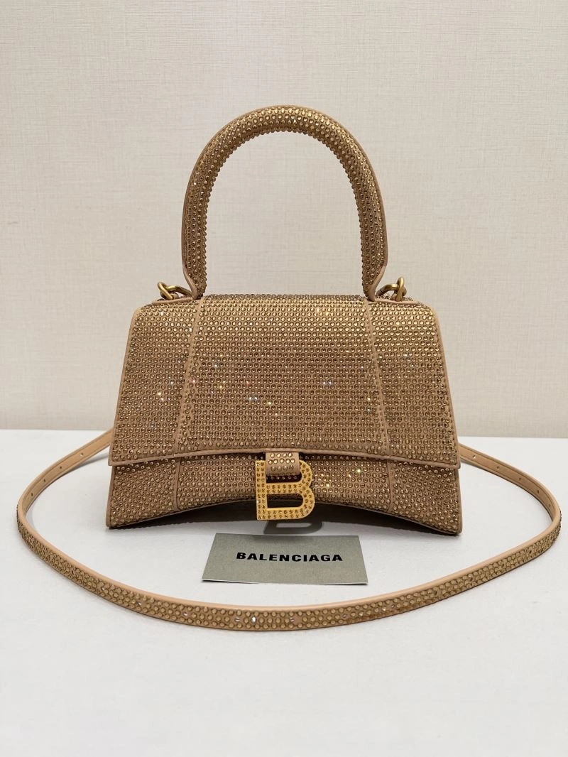 Balenciaga Radiant Hourglass Diamond-Encrusted Handbag