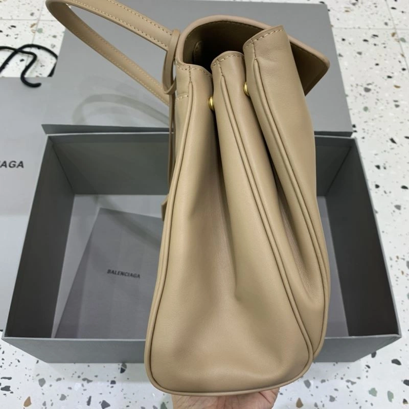 Affordable Balenciaga Rebel Chic Medium Apricot Handbag - Stylish Leather Elegance
