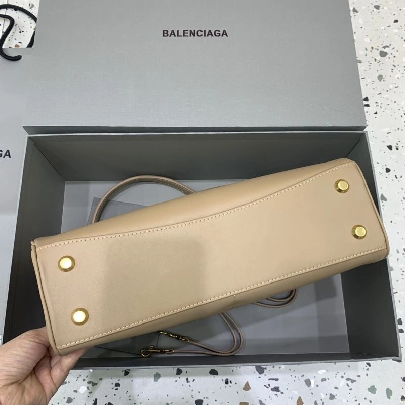Affordable Balenciaga Rebel Chic Medium Apricot Handbag - Stylish Leather Elegance