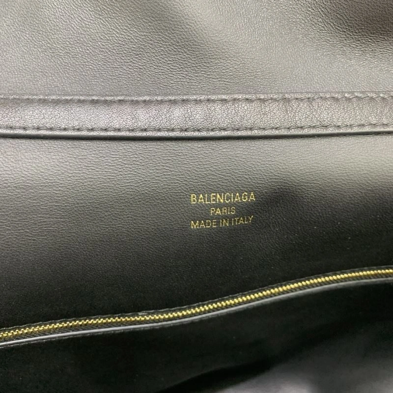 Legit Balenciaga Rebel Luxe Black Gold Buckle Handbag - Stylish Versatility
