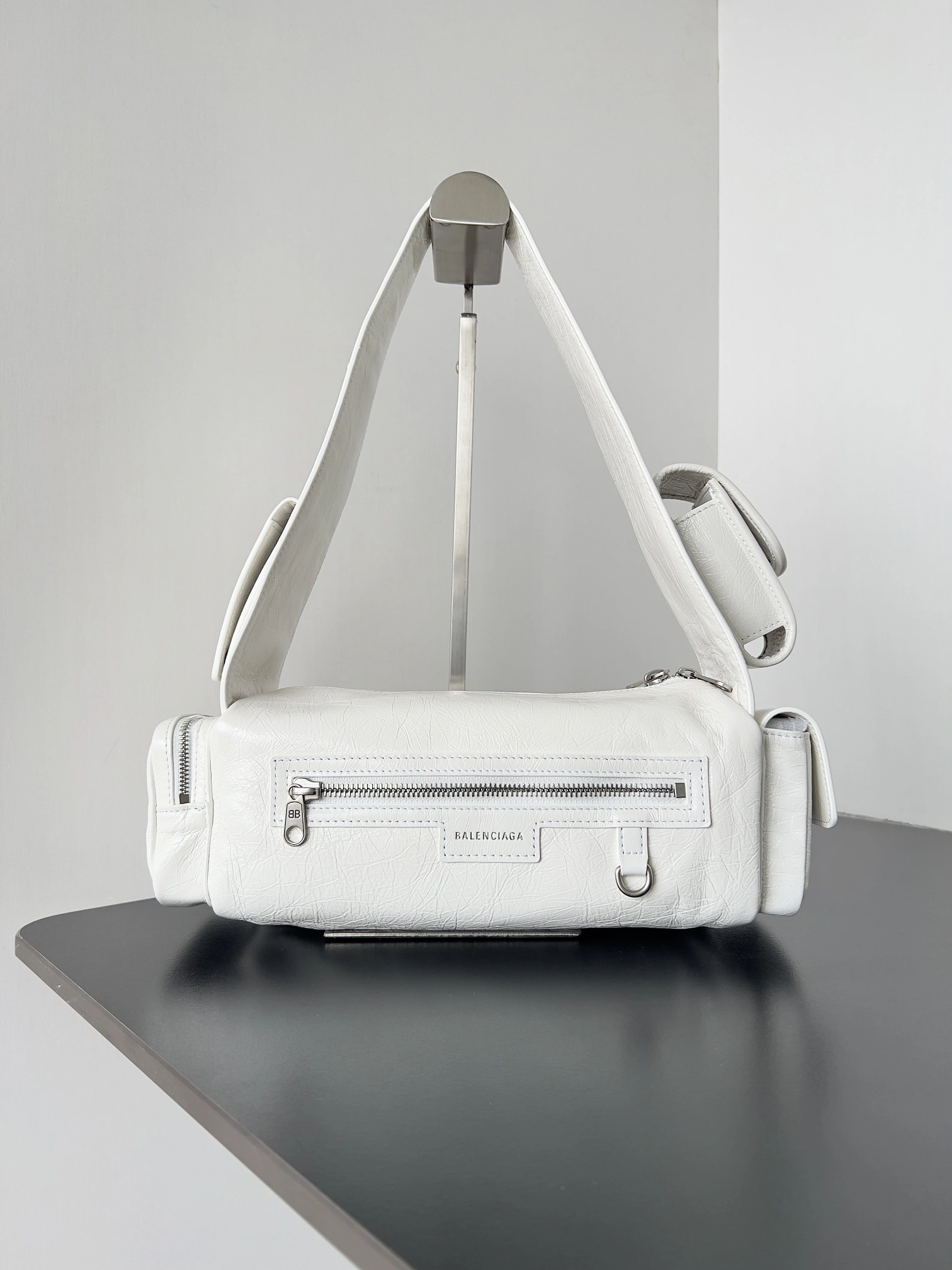 Economical Balenciaga Retro Sheepskin Multi-Functional Punk Tote Bag